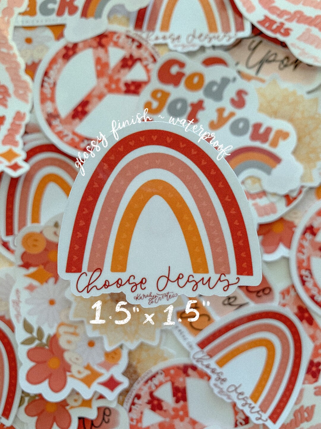 Choose Jesus Sticker / Waterproof / Christian Sticker / - Etsy