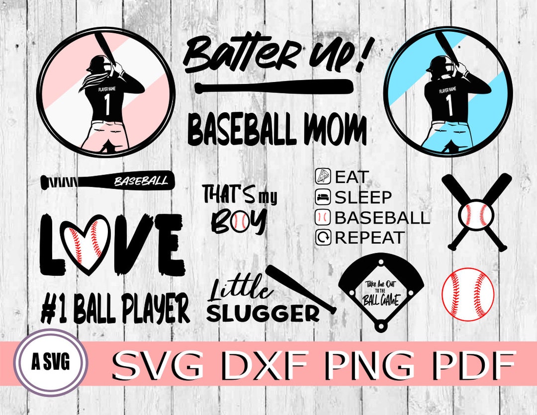 Baseball SVG, Baseball Fan SVG, Baseball Player Svg, Baseball Player ...