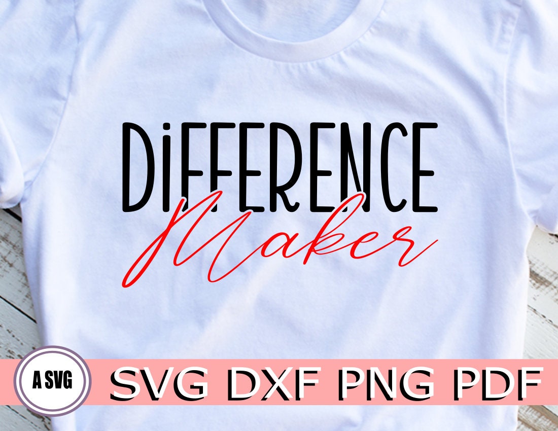 Difference Maker Svg Teacher SVG Teaching SVG Teacher Life - Etsy