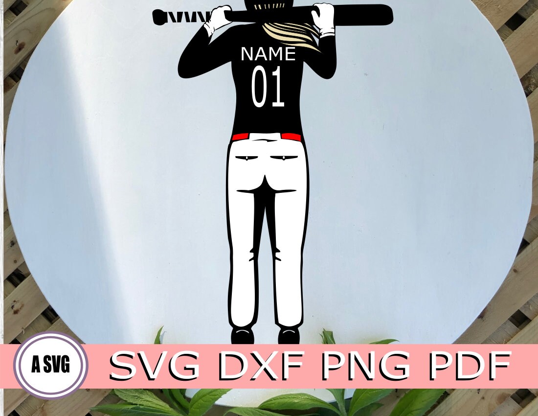 Baseball Fan SVG Baseball Player SVG Baseball Monogram for - Etsy