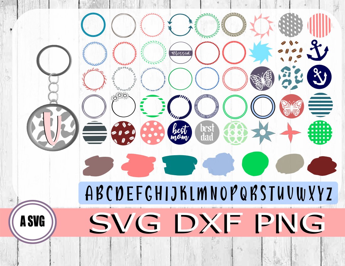 Keychain SVG Keychain SVG Files Acrylic Keychain Svg SVG - Etsy