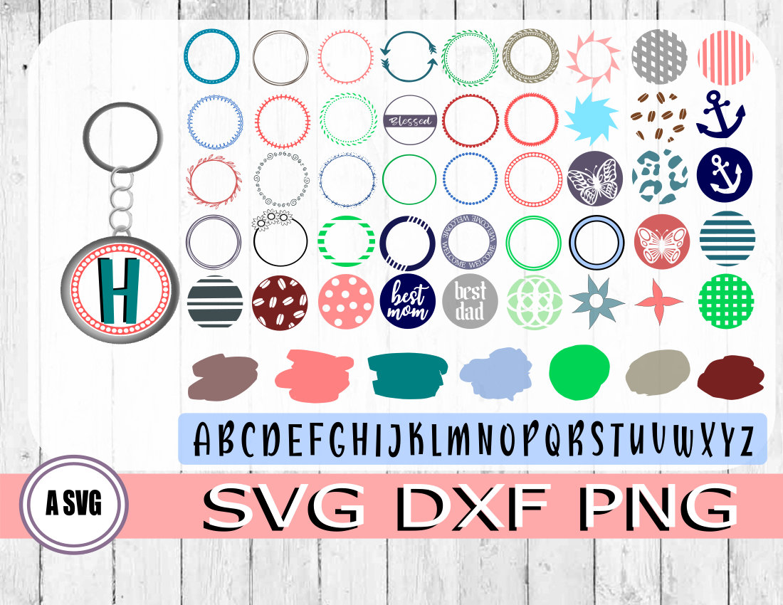 Keychain SVG Keychain SVG Files Acrylic Keychain Svg SVG - Etsy