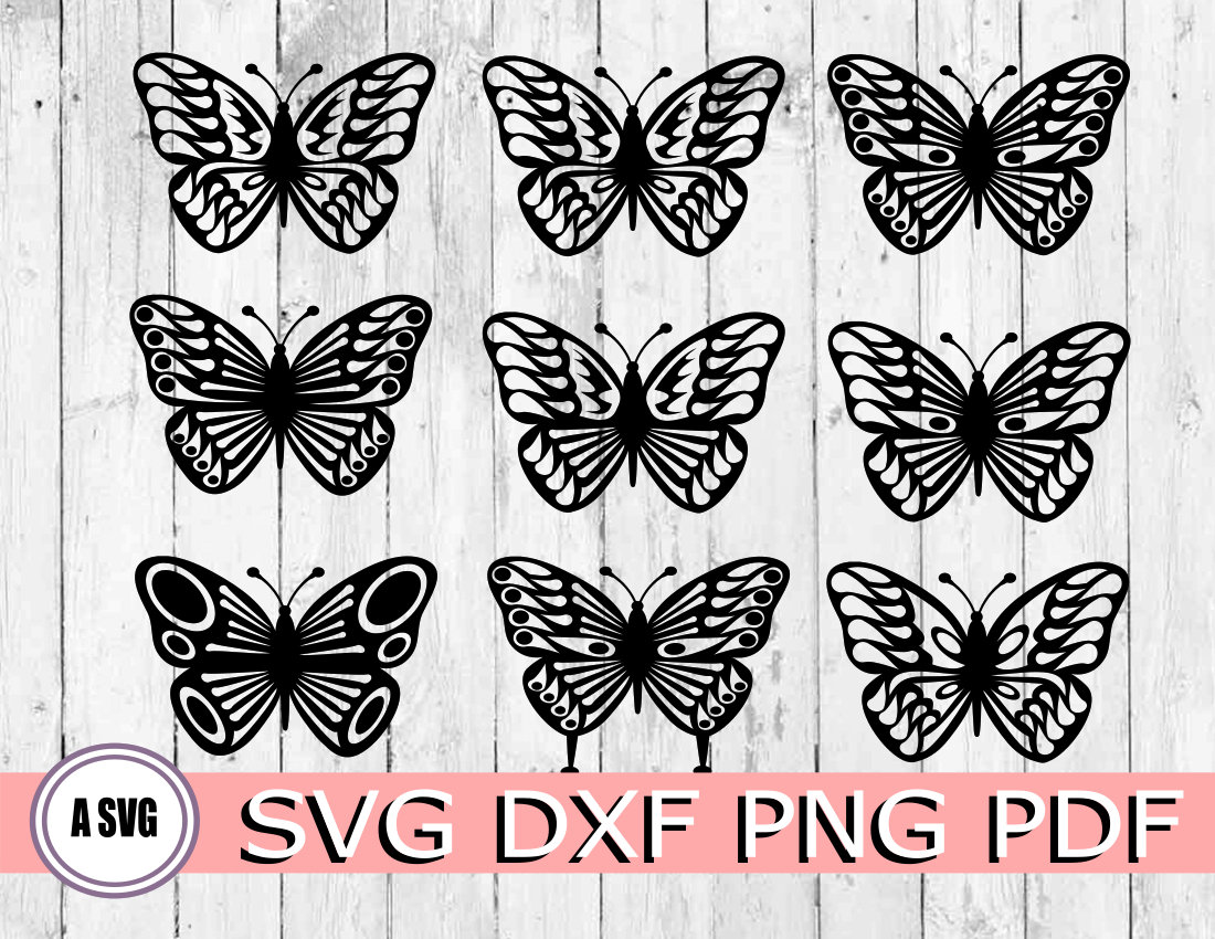 Butterfly SVG Butterfly SVG Bundle Butterflies Svg | Etsy