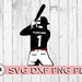 Boy Baseball SVG, Baseball Player SVG, Baseball Monogram for Silhouette ...