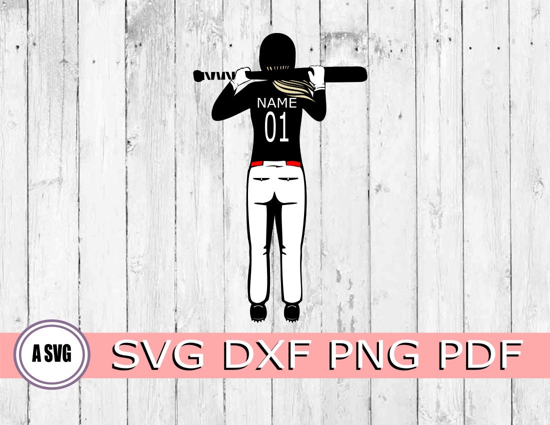 Baseball Fan SVG Baseball Player SVG Baseball Monogram for - Etsy