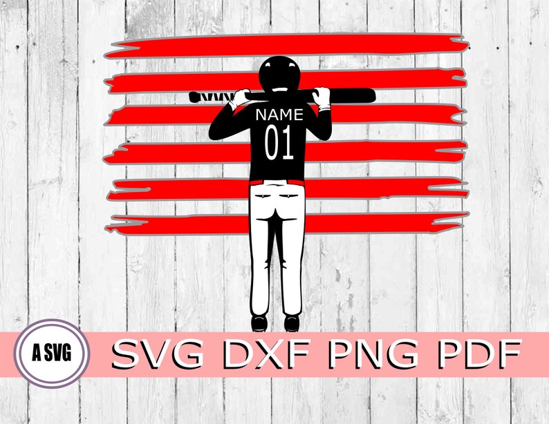 Boy Baseball SVG, Baseball Player SVG, Baseball Monogram for Silhouette ...