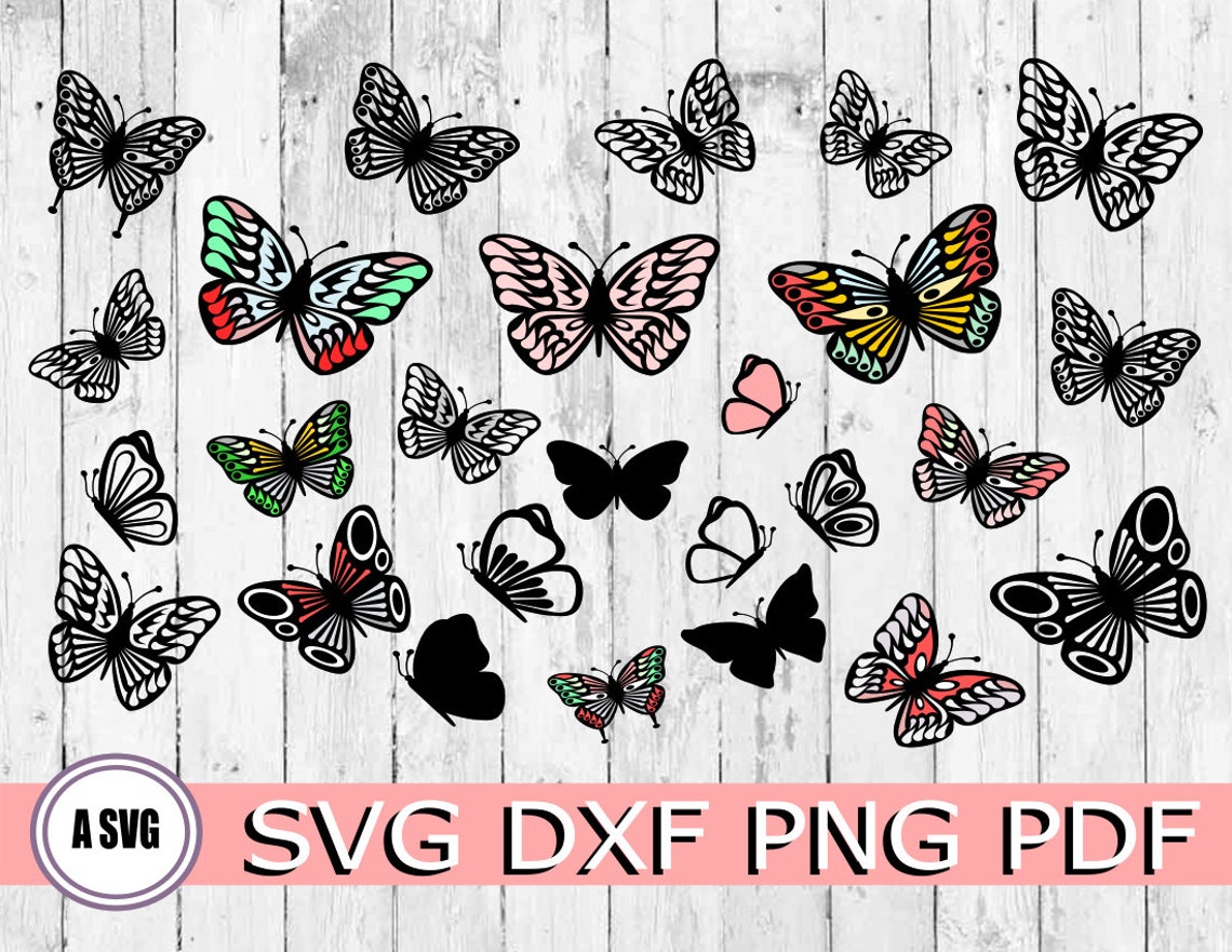 Butterfly SVG Butterfly SVG Bundle Butterflies Svg - Etsy