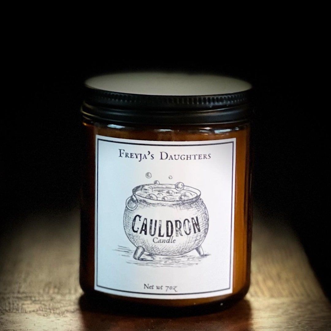 Cauldron Candle, Autumn Magic Collection, Small Batch Candles, Toasted ...