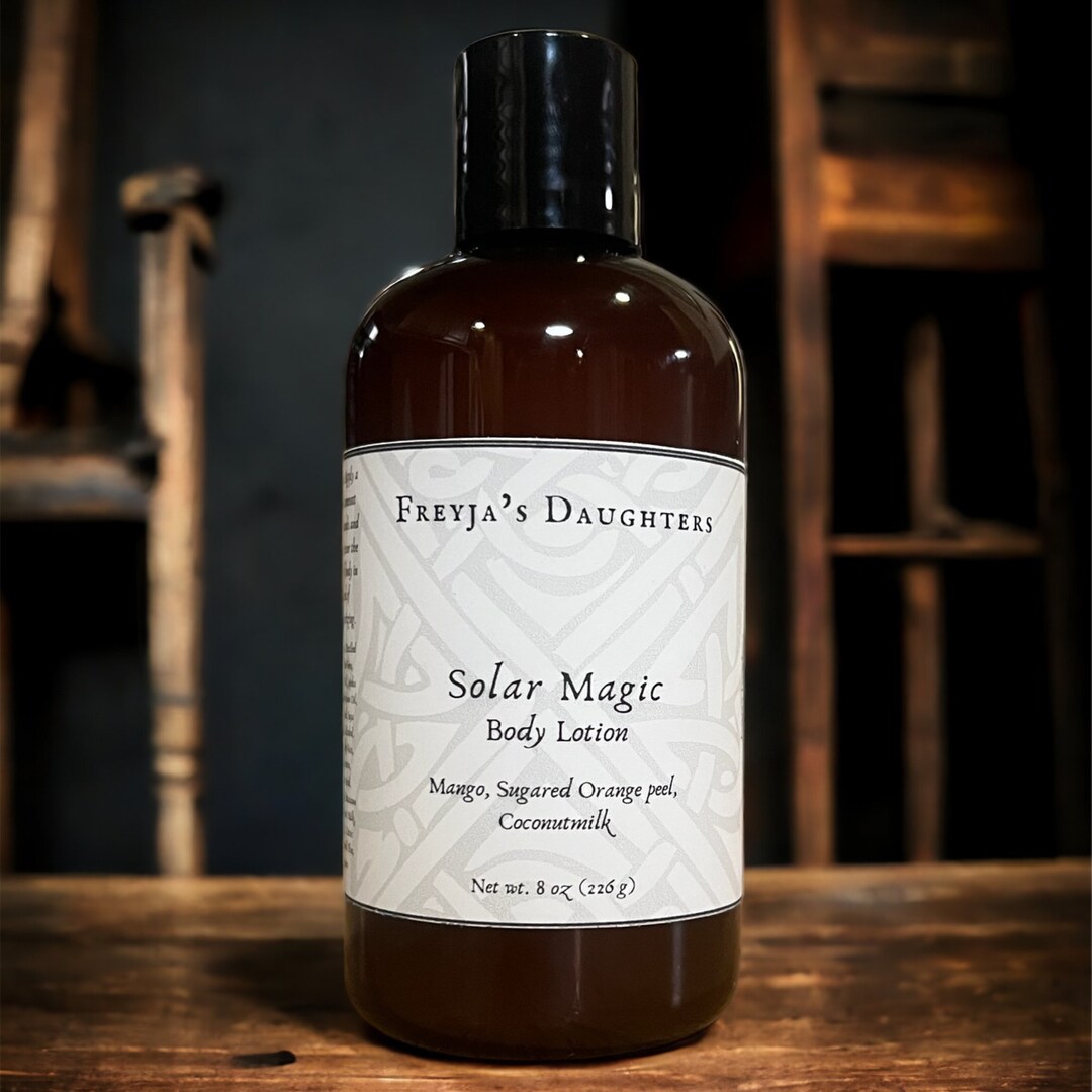 Solar Magic Body Lotion, Mangoes, Orange Peel and Coconut Milk Lotion ...