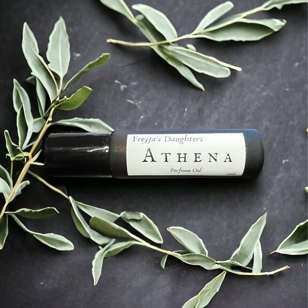 Athena Perfume Oil, Sea Salt, Mediterranean Lemons and Olive Leaves - Etsy