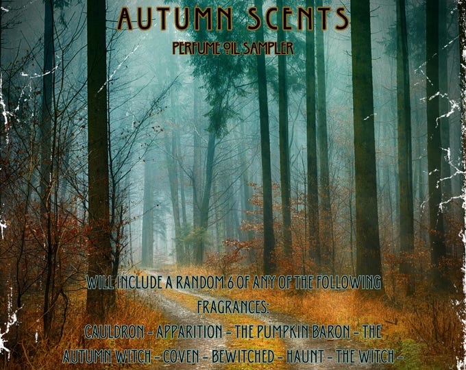 Autumn Fragrances Perfume Oil Sample Set - Etsy