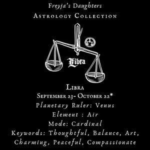 Libra Perfume Oil, Astrology Collection Perfume Oils - Etsy