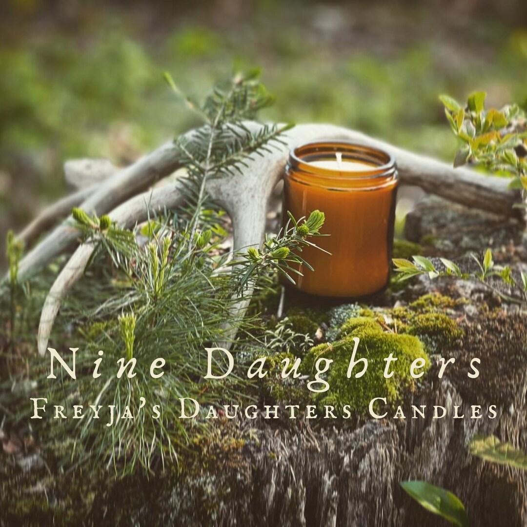 Nine Daughters Candle, Aegir and Ran's Nine Daughters, Floral Marine ...