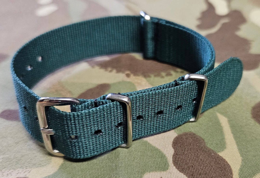 Rifle Green 18mm G10 NATO Watch Strap, Light Infantry, Light Division ...