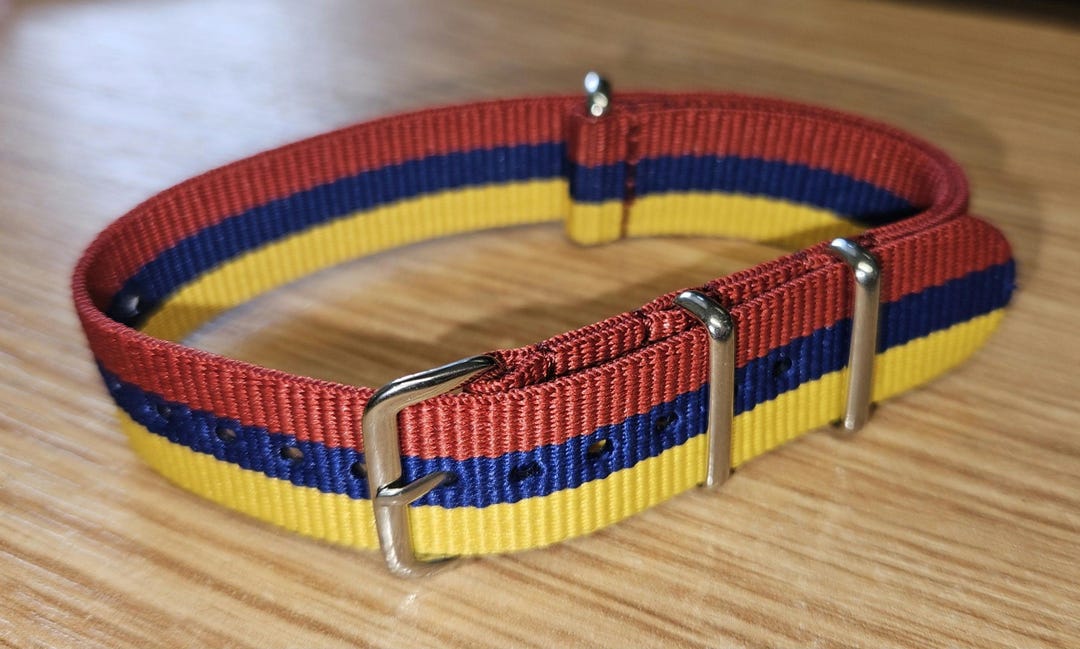 Royal Army Medical Corps RAMC Corps Cherry Red, Blue, Yellow 18mm G10 ...