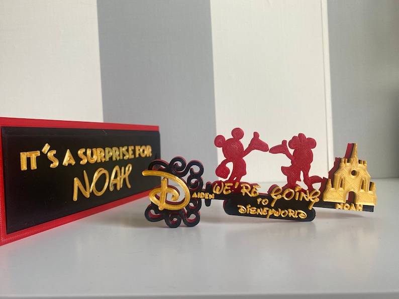 Going to Disney. Surprise Box With Disney Key Personalized. - Etsy