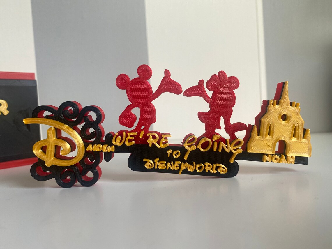 Going to Disney. Surprise Box With Disney Key Personalized. - Etsy