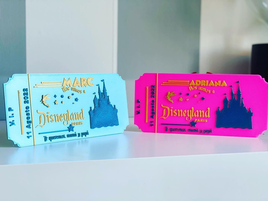 Personalized Disney Ticket. We're Going to Disney - Etsy