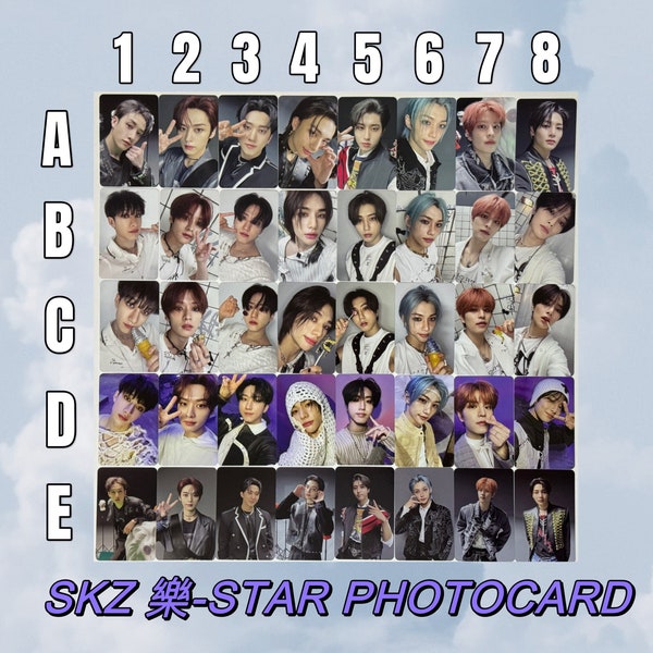 Stray Kids Rock Star Photocards - Etsy
