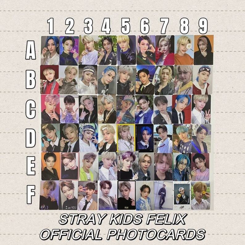 Stray Kids [official] Felix Photocard Maxident Yellow Wood Levanter ...