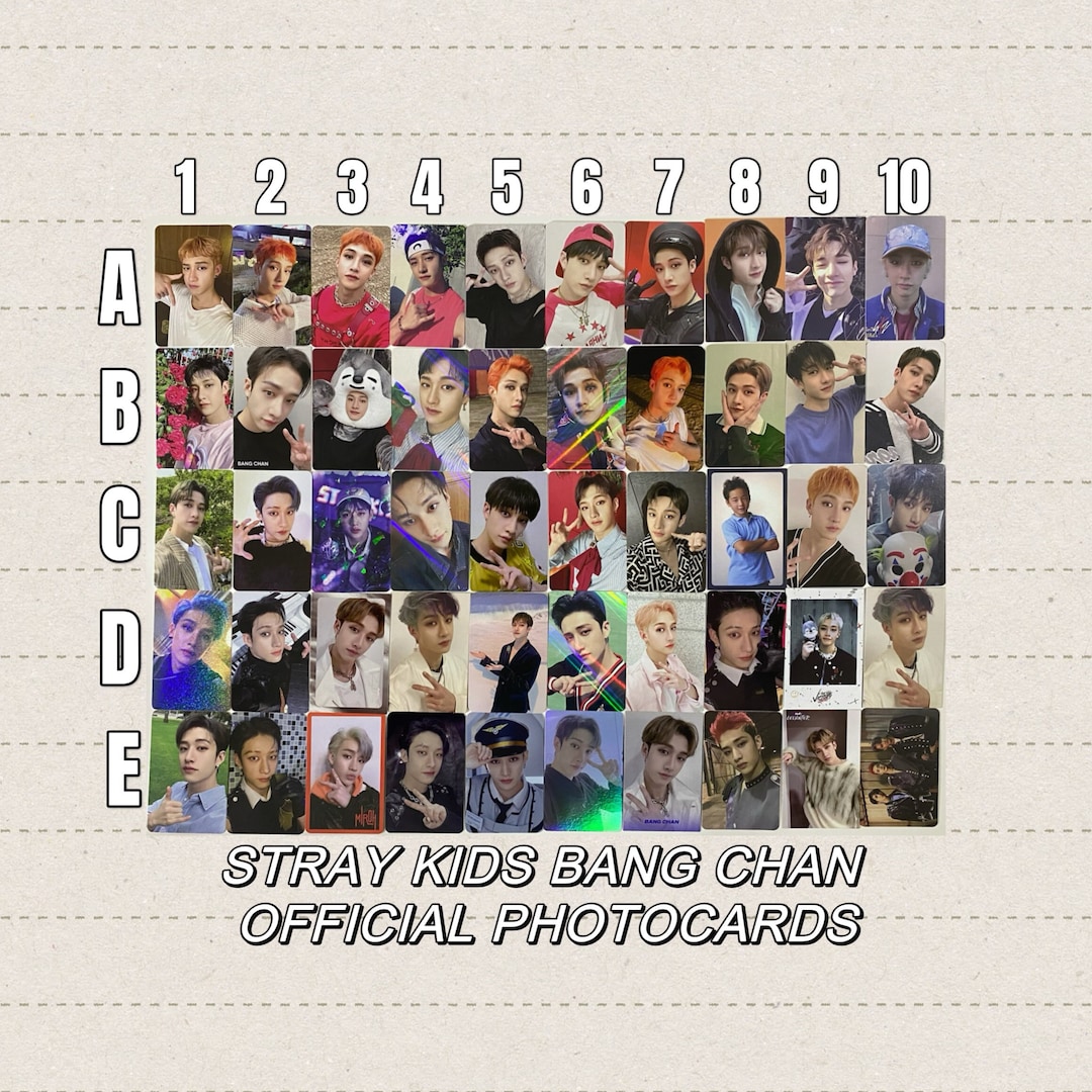 Stray Kids [official] Bang Chan Photocard Maxident Levanter Evel Jeju ...
