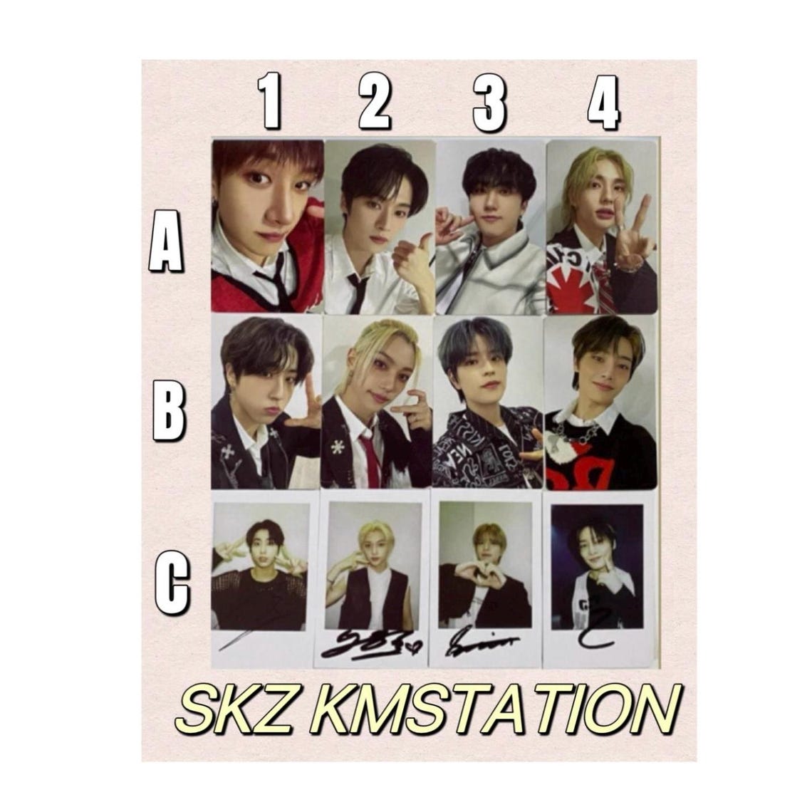 SKZ [official] Kmstation Kms Rock Star Photocard Stray Kids Felix ...