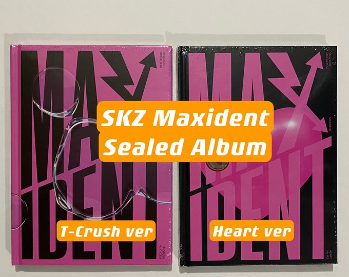 SKZ Official Stray Kids Mini Album Maxident Standard Edition T-crush ...