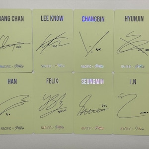 Stray Kids [official] Nacific R1 Photocard SKZ Felix Hyunjin Lee Know ...