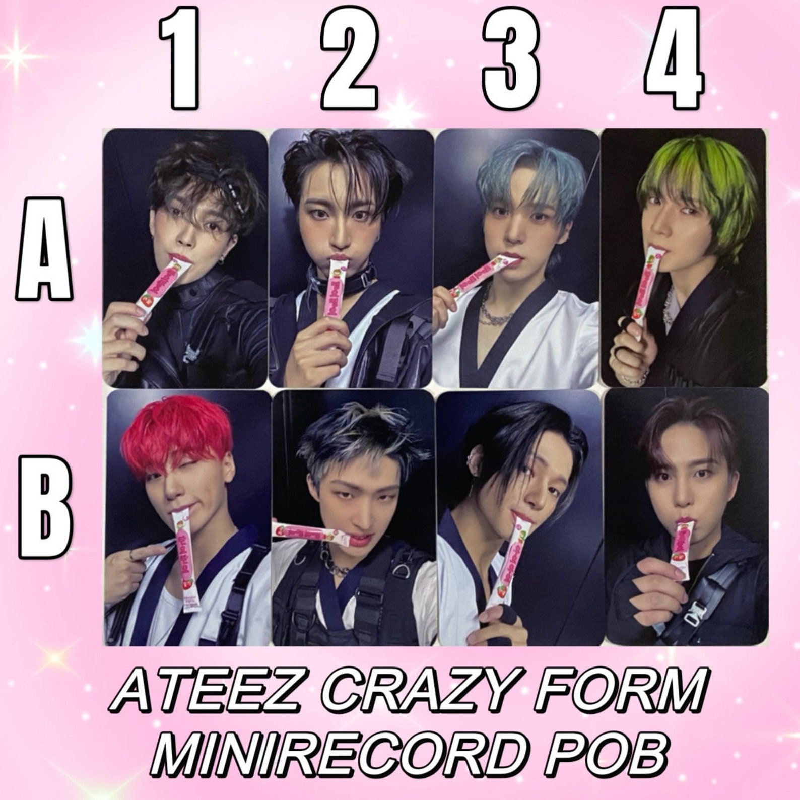 ATEEZ [official] Minirecord Crazy Form POB Preorder World Fin Will ...
