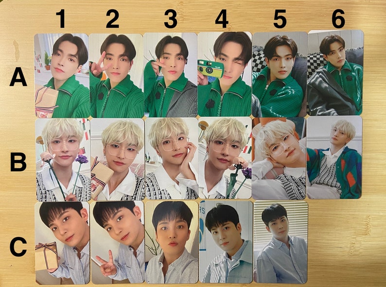 ATEEZ Everline Atiny Room Pop-up Lucky Draw Trading Card MD San Wooyoung Mingi Hongjoong Yeosang ...