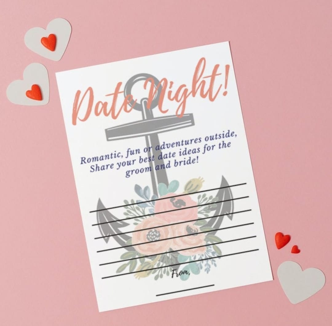 Anchored in Love Date Night Ideas DIGITAL FILE - Etsy