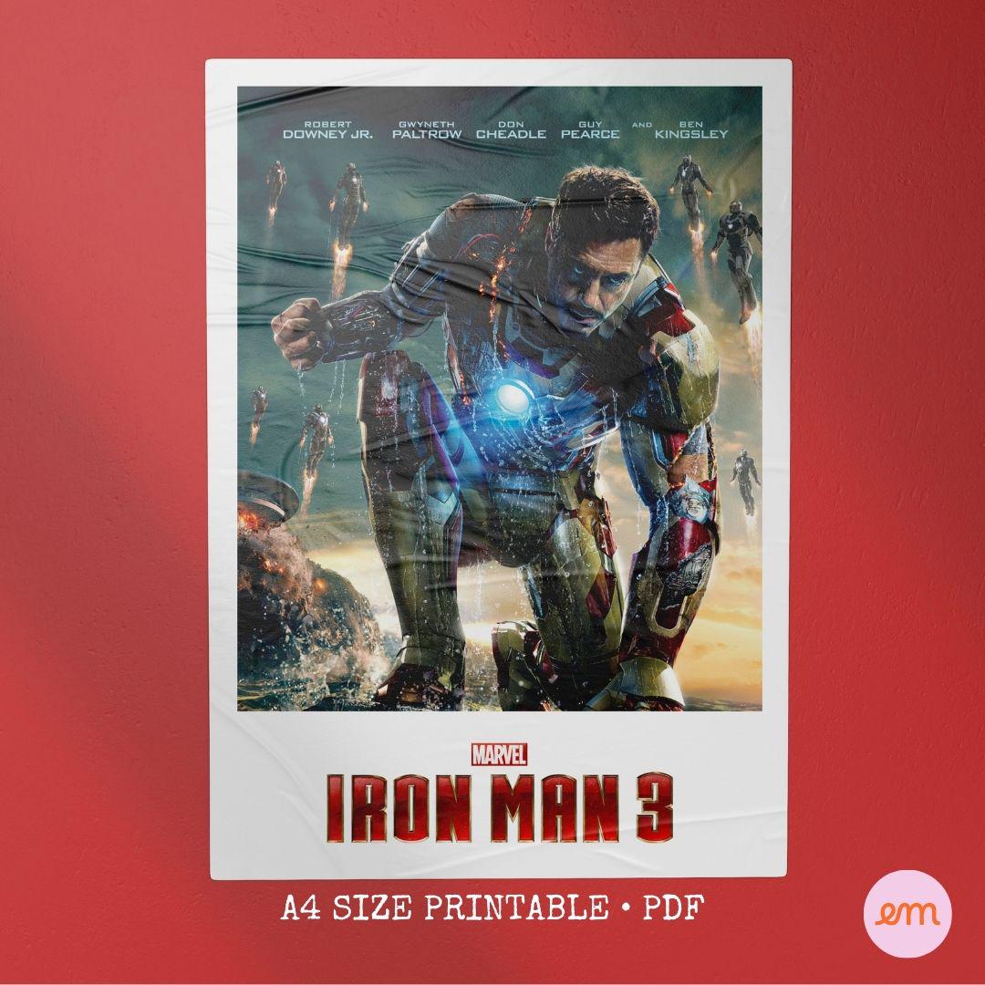 Marvel A4 Printable Poster Set 2 | Superhero Wall Art | Digital ...