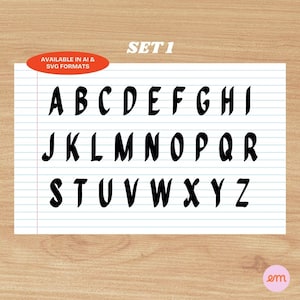 Jeepney Signage Letters AI and SVG Set – Copy Paste Filipino-inspired ...