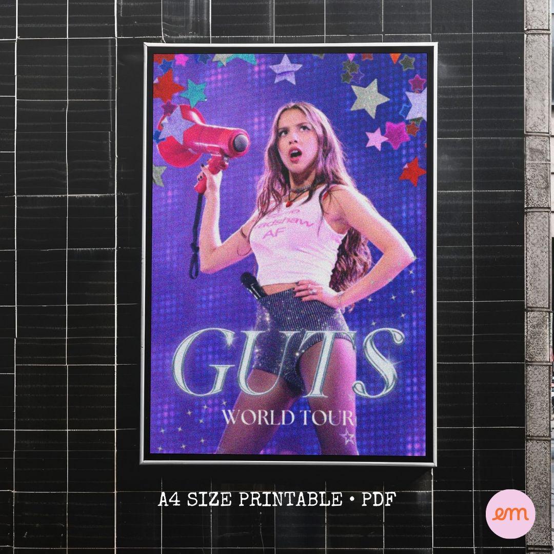 Olivia Rodrigo Poster Set 3 - 2 Printable PDF Designs, Instant Download ...