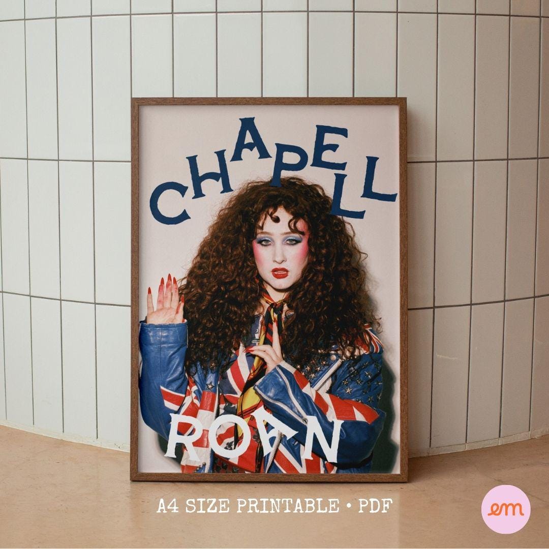 Chappell Roan Poster Set – 3 Printable PDF Designs, Instant Download ...