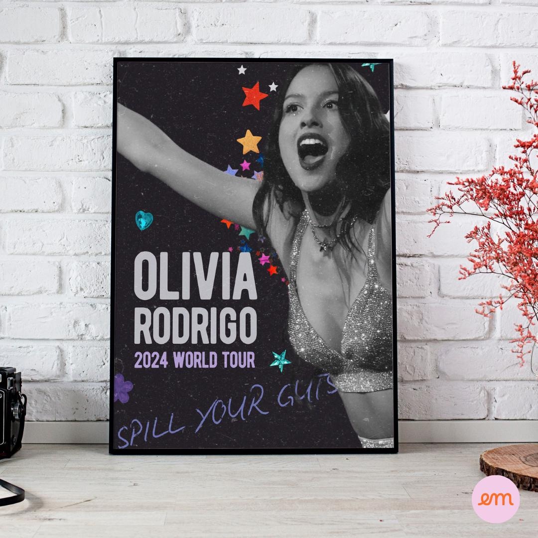 Olivia Rodrigo Poster Set 1 - 2 Printable PDF Designs, Instant Download ...