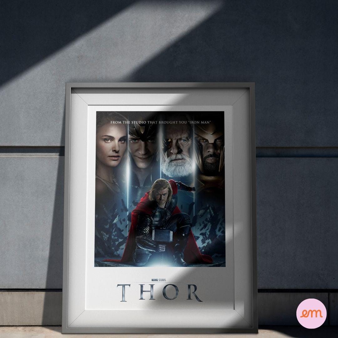 Marvel A4 Printable Poster Set 1 | Superhero Wall Art | Digital ...