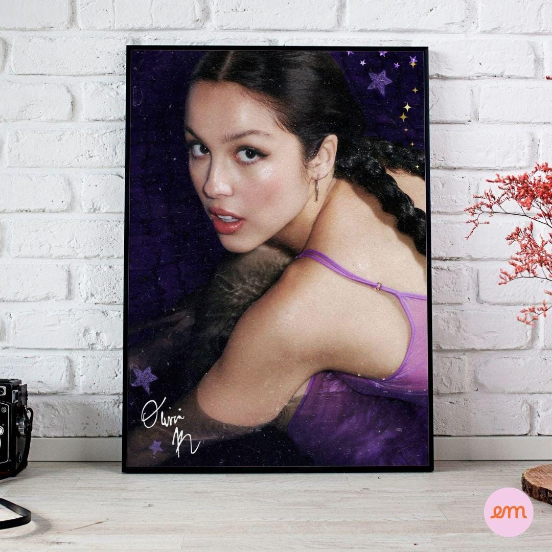 Olivia Rodrigo Poster Set 2 - 2 Printable PDF Designs, Instant Download ...