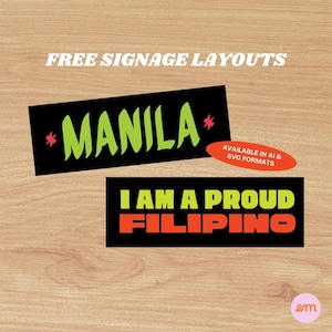 Jeepney Signage Letters AI and SVG Set – Copy Paste Filipino-inspired ...