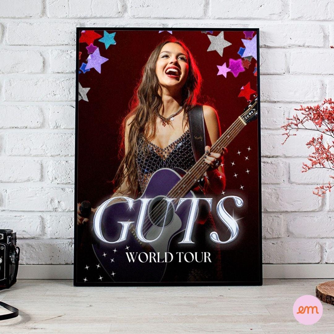 Olivia Rodrigo Poster Set 3 - 2 Printable PDF Designs, Instant Download ...