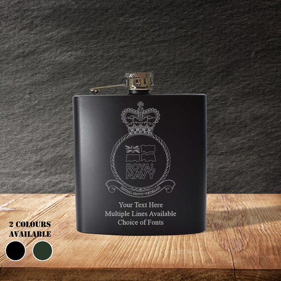 Navy Veteran Hip Flask Royal Navy British HMS - Etsy