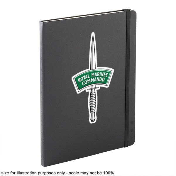 Royal Marines Commando Dagger Sticker Royal Navy British 143mm X 74mm ...