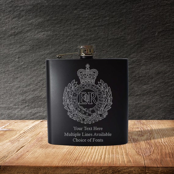 Corps of Royal Engineers Hip Flask British Army Sappers | Etsy