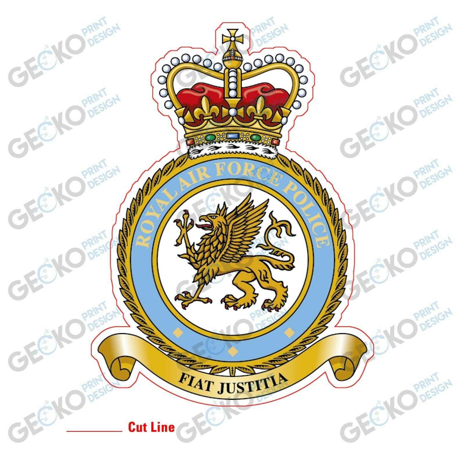 RAF Police Crest Sticker Royal Air Force - Etsy