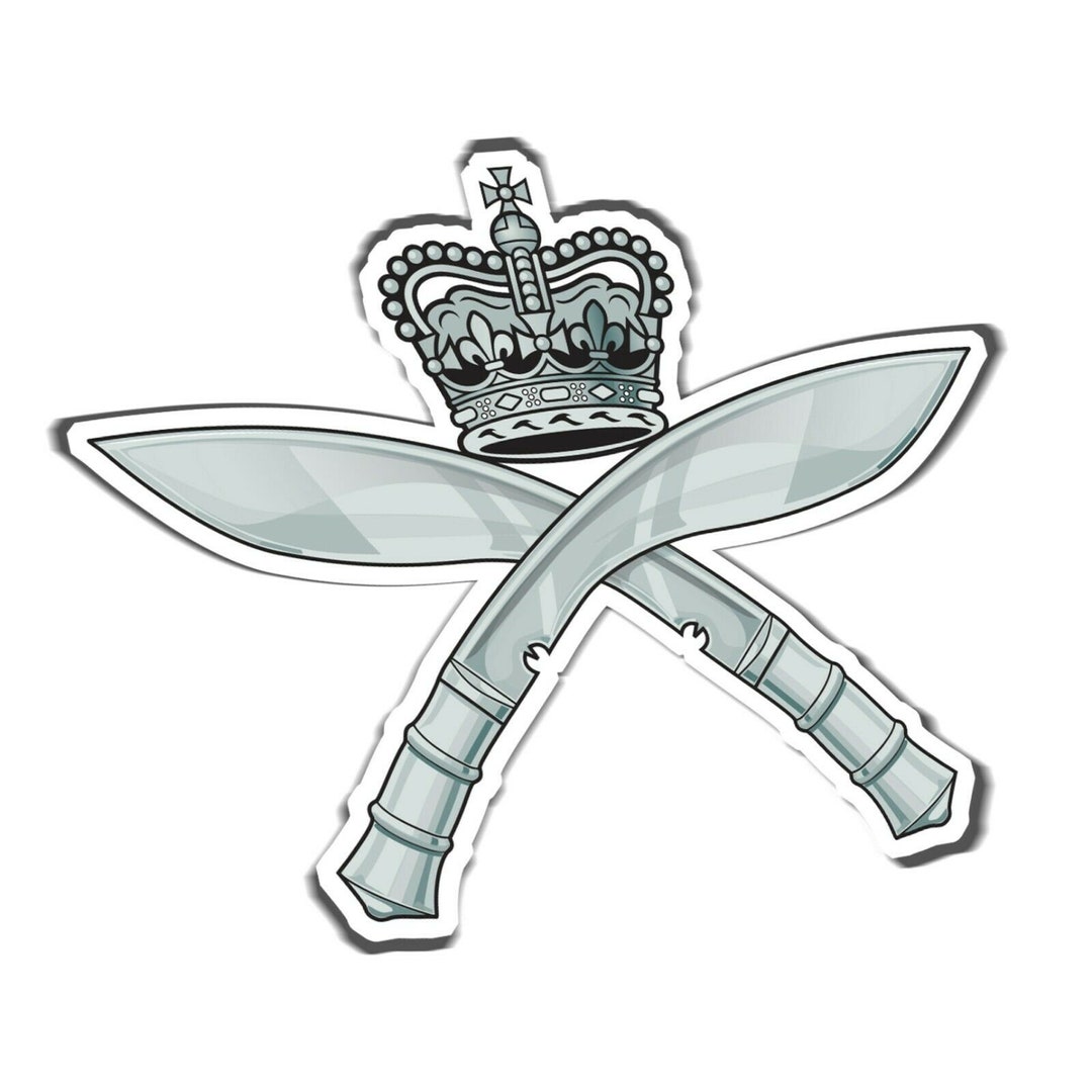 The Royal Gurkha Rifles Sticker British Army Gurkhas Kukri Rgr - Etsy