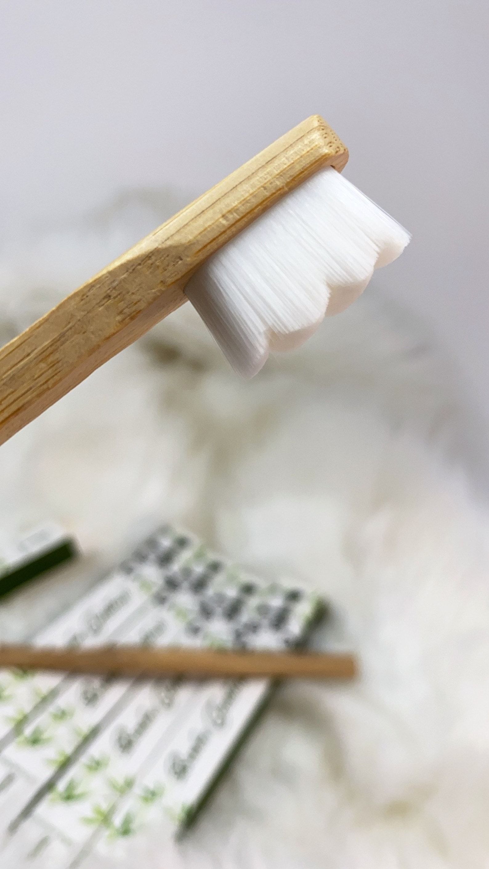 Biodegradable 20,000 Nano Bristle Bamboo Toothbrush | Soft Bristles - Etsy