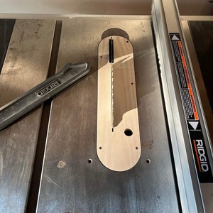 Zero Clearance Insert for Ridgid R4560 Table Saw - Etsy