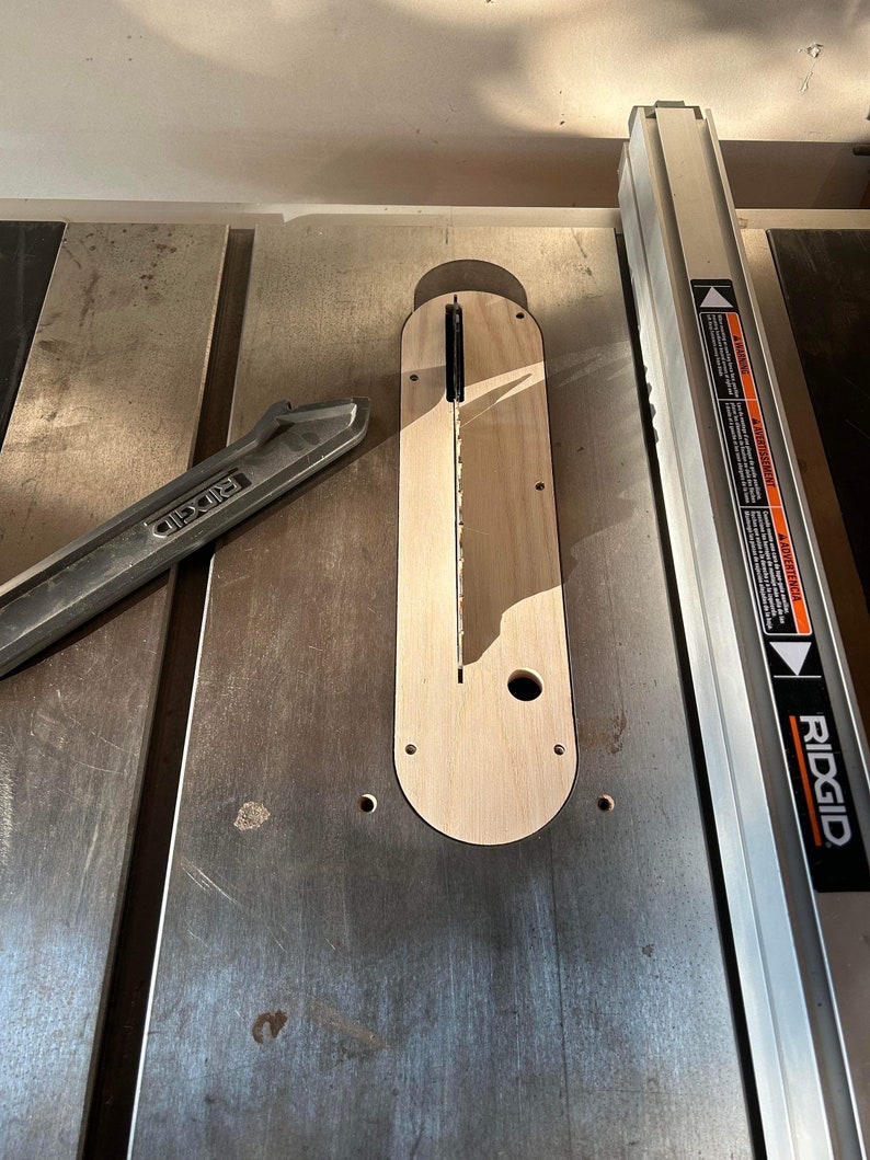 Zero Clearance Insert for Ridgid R4560 Table Saw - Etsy