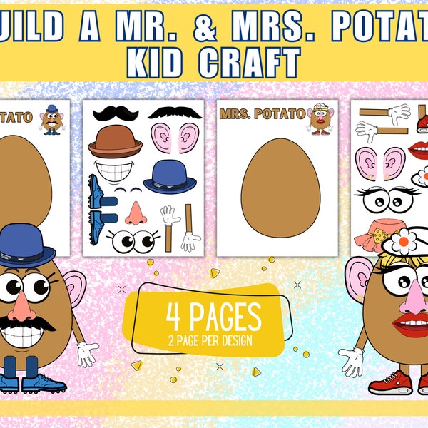 Mr and Mrs Potato Head - Etsy