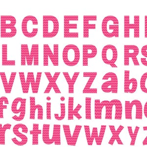 Pink Chevron Bulletin Board Letters, Font A-Z Bulletin Board Letters ...